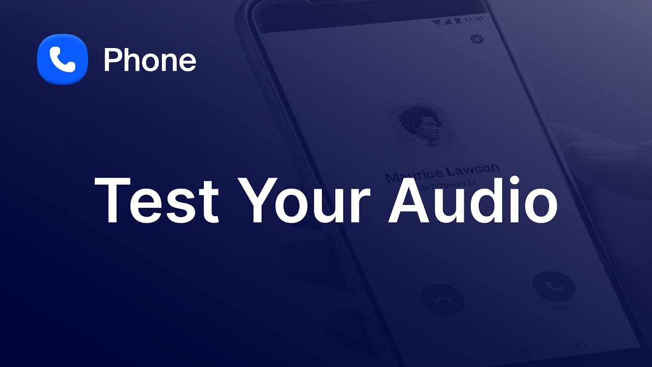 Test Your Audio Settings