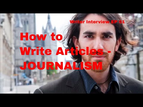 HOW TO WRITE ARTICLES Dr. Noah Charney, "Cracking the Sitcom Code" Writer Interview JOURNALISM