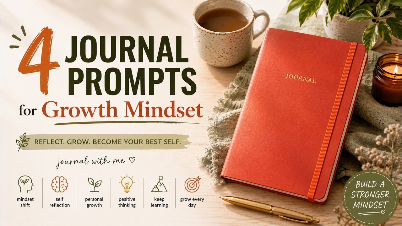 4 Journal Prompts for Growth Mindset
