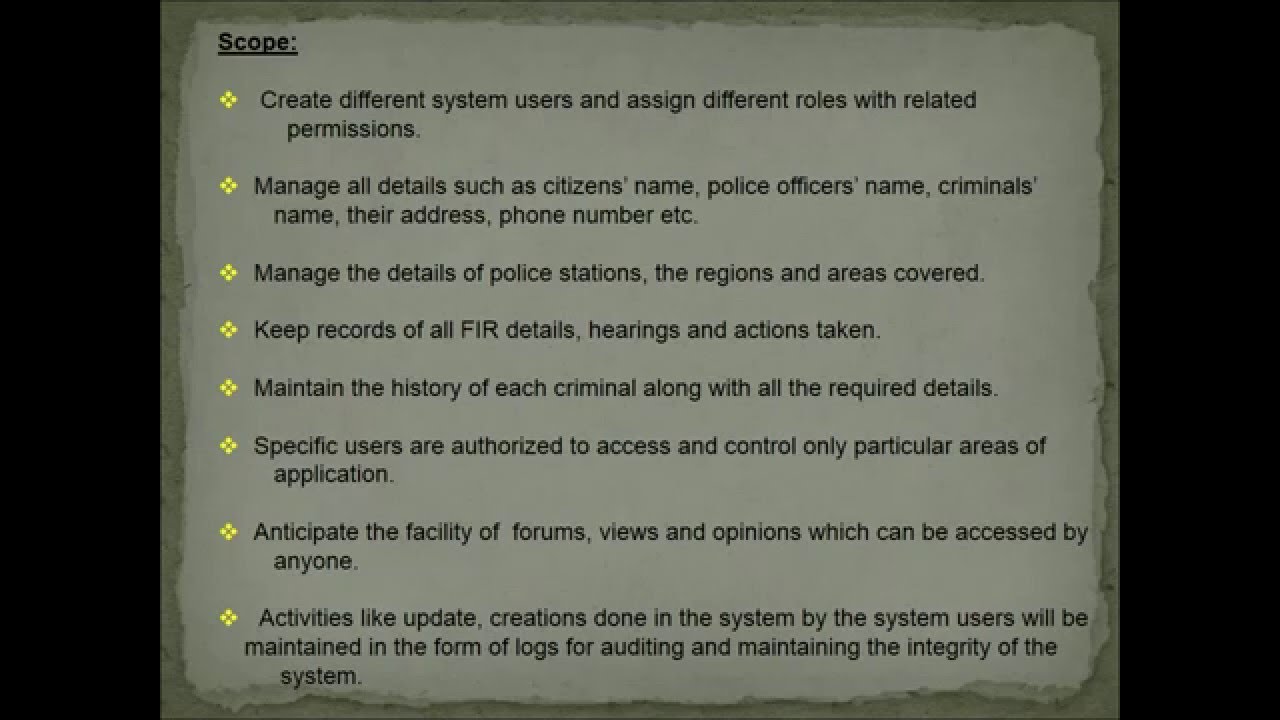 E-Cops Software Project