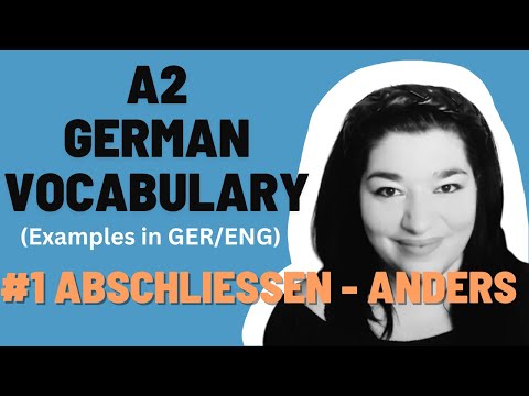 🌟 A2 German Vocabulary: Amazing Words Starting with 'A'! 🇩🇪✨