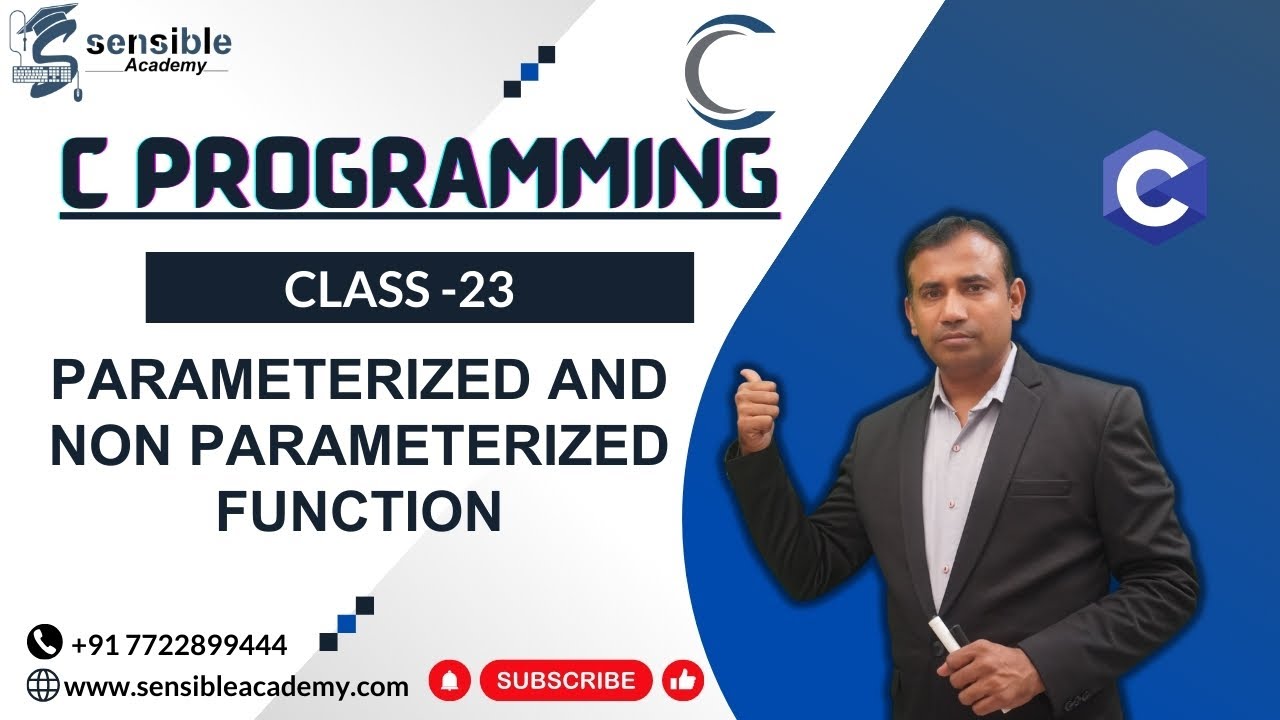 Parameterized and non parameterized function