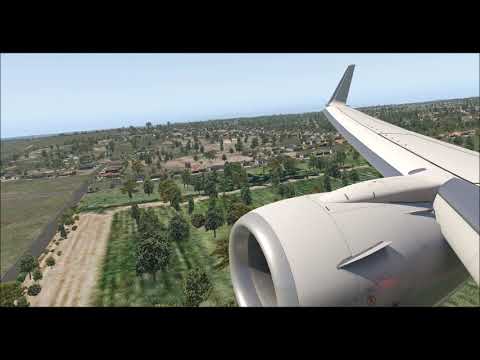 XPlane 11- ALL DEFAULT: American 737-800 KSEA Landing