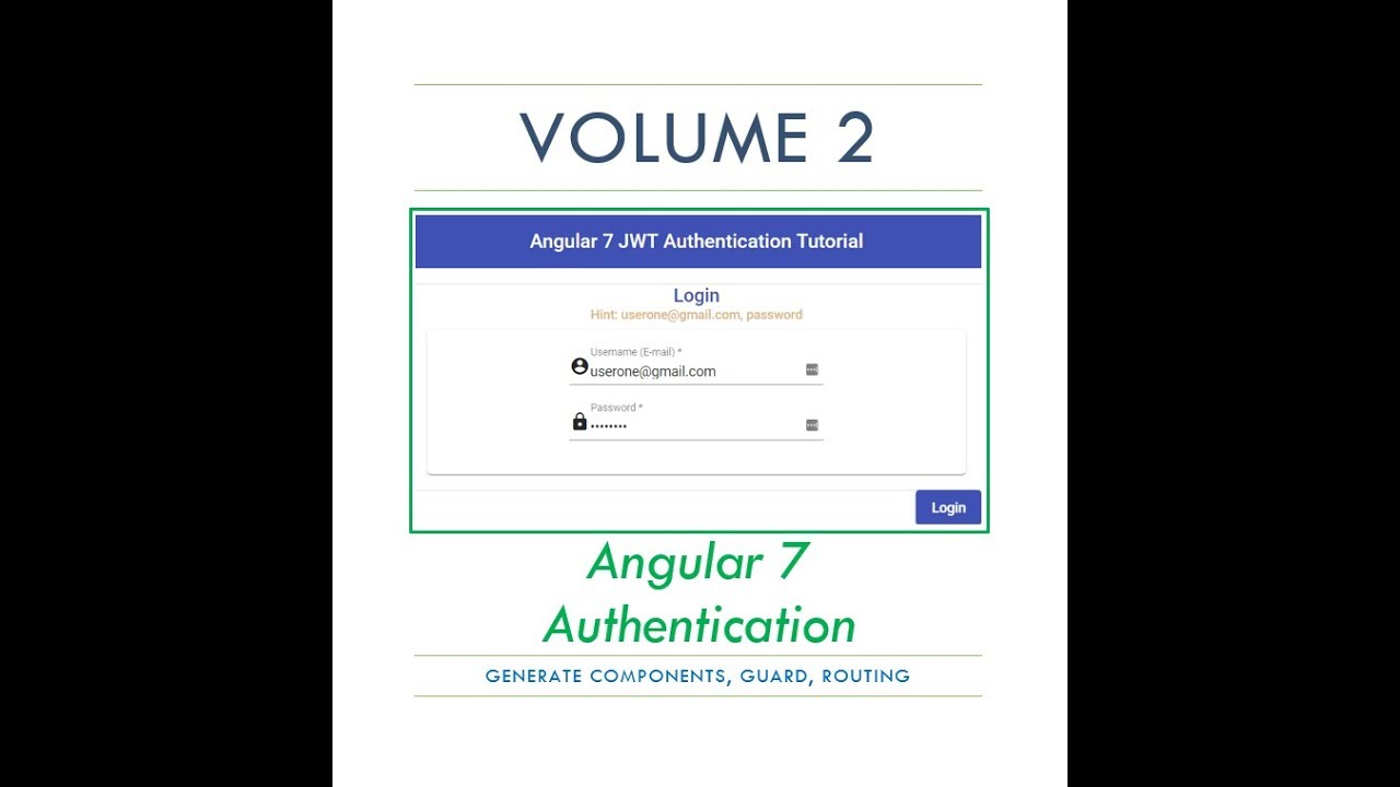 Angular Authentication and Authorization   Angular 7 Tutorial   Vol  2   Angular, Java, MongoDB
