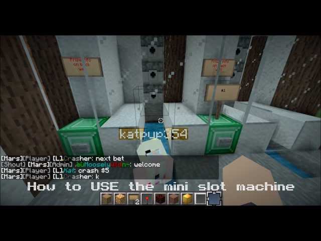 Mini Slot Machine- vid is how to make Minecraft Map