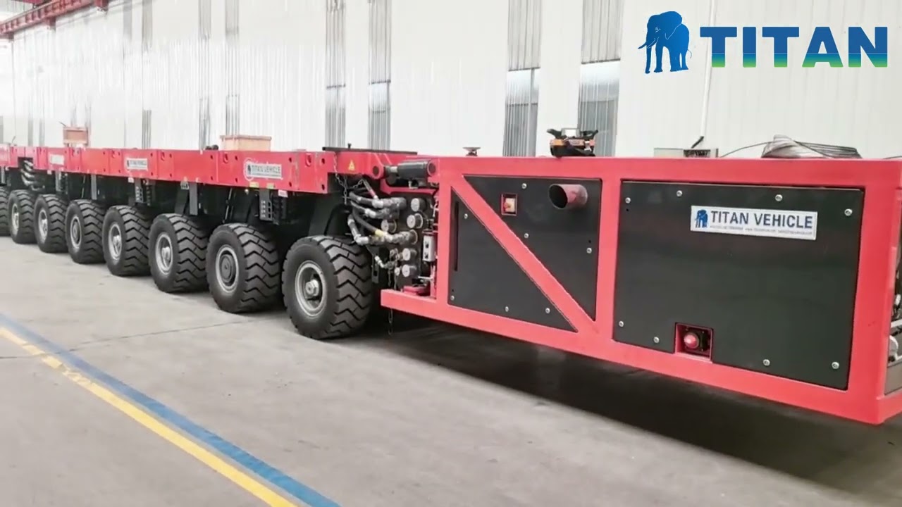 Video of SPMT - Self Propelled Modular Transporter