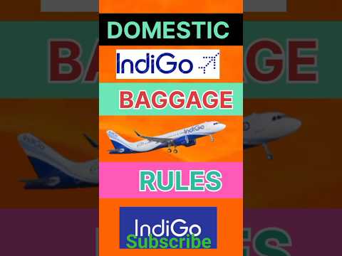 Indigo flight baggage rules #aviation #airport #viral