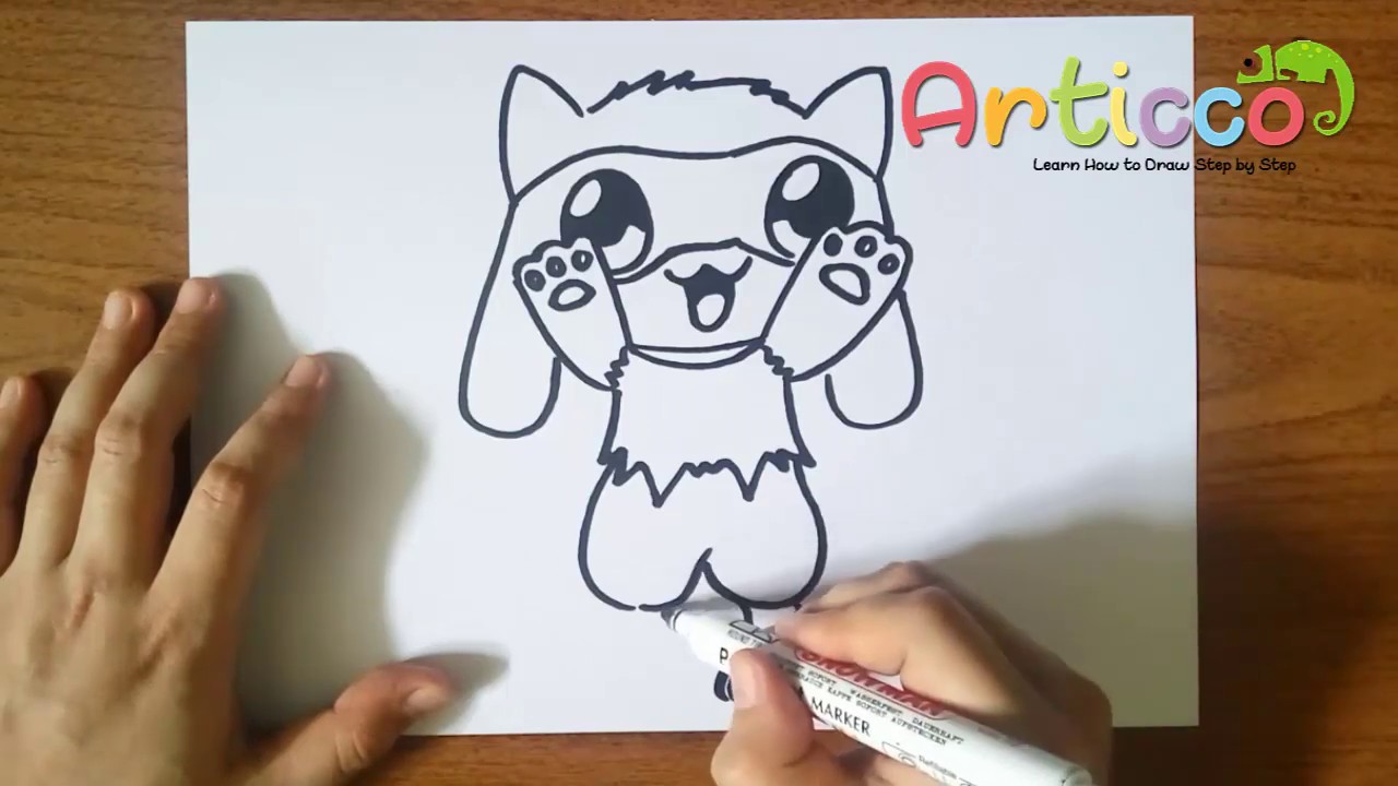 How to Draw Chibi Lucario