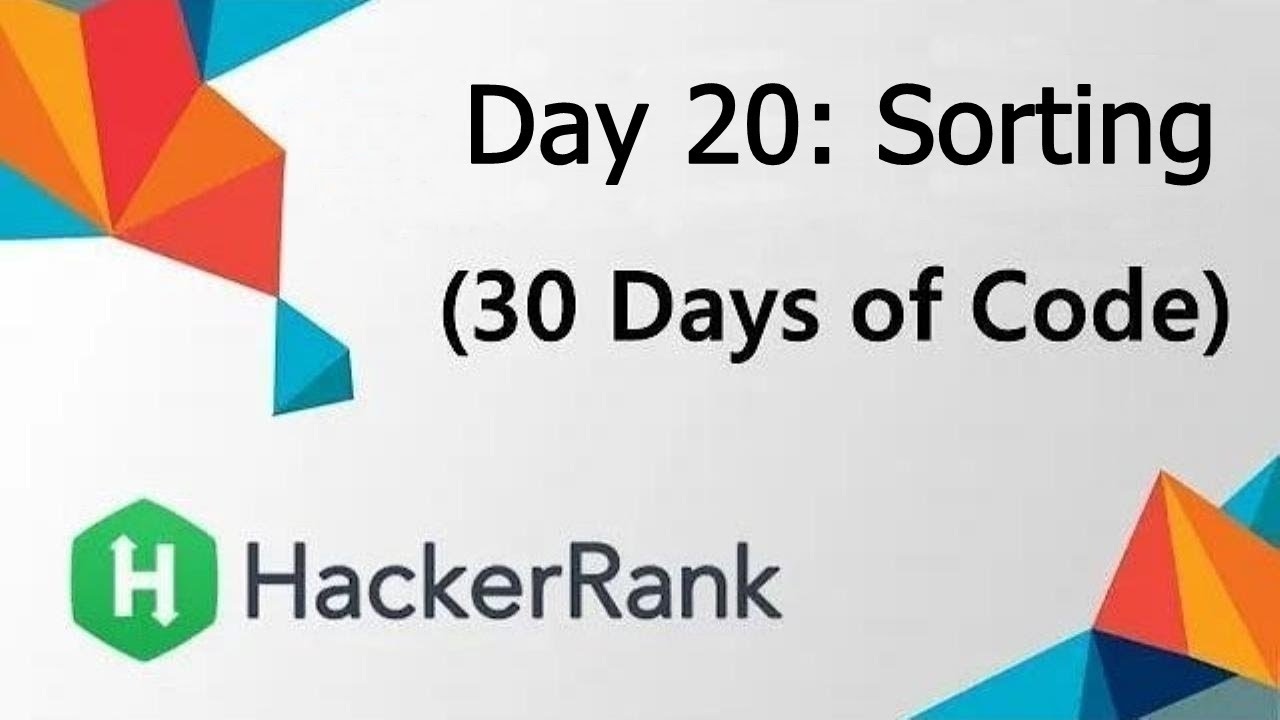 HackerRank Day 20: Sorting | Java Solution