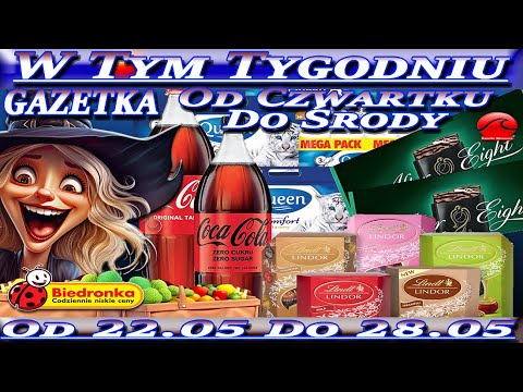 BIEDRONKA – Nowa Gazetka Promocyjna od czwartku 22.05.2025 – Tygodniowe Okazje Które Się Opłacają!