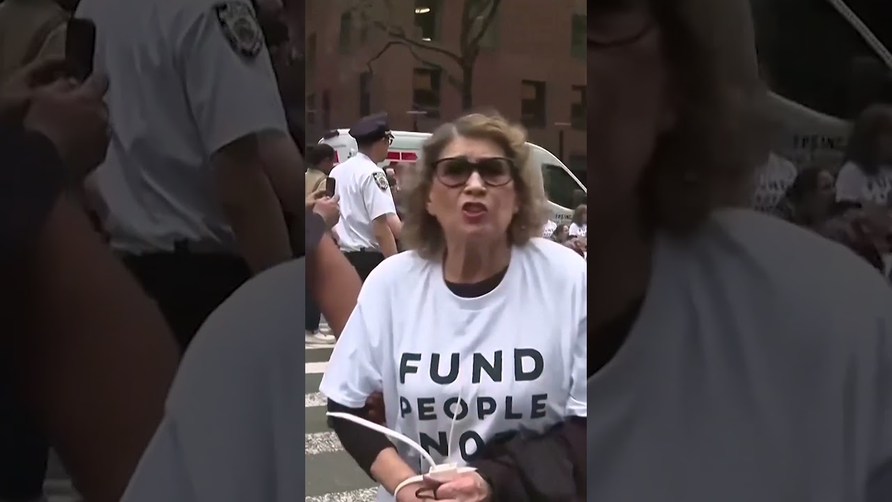 Police detain dozens at New York protest over Israel arms sales