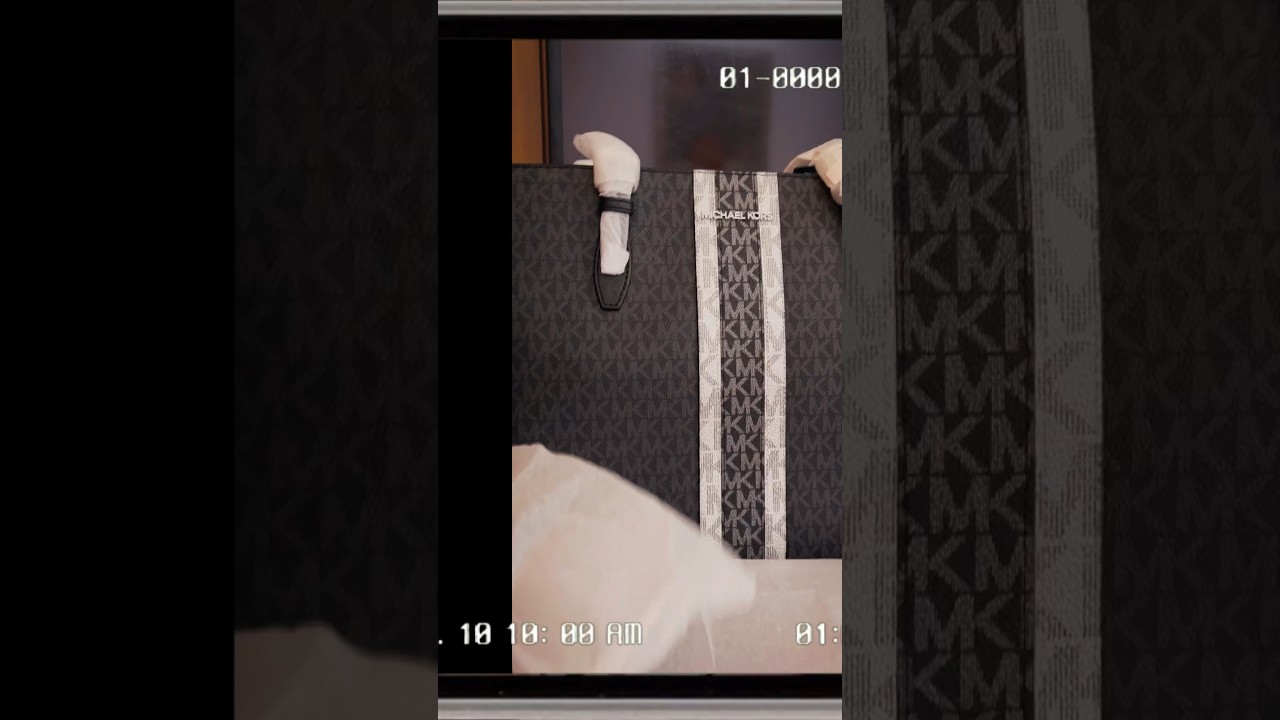 Unboxing Michael Kors Tote #mktote #unboxing #luxurybag #ironmom