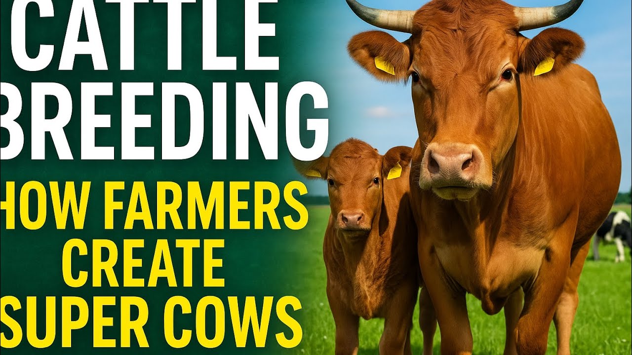 Cattle Breeding Explained: How Farmers Create Stronger, Healthier Cows #cattle #animal