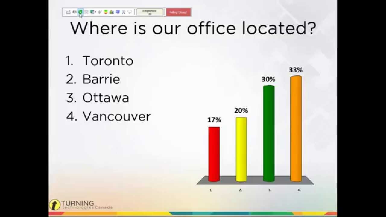 TurningPoint PowerPoint Polling - New User Training