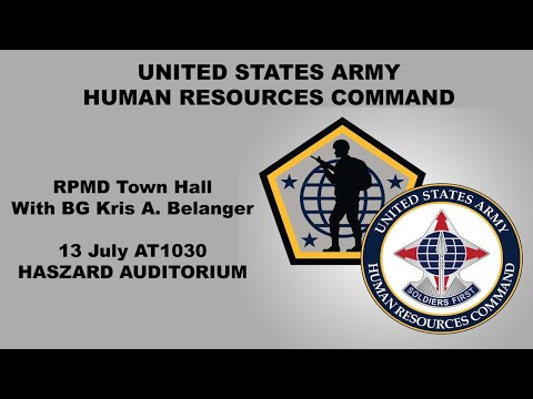 Reserve Personnel Management Directorate Town Hall