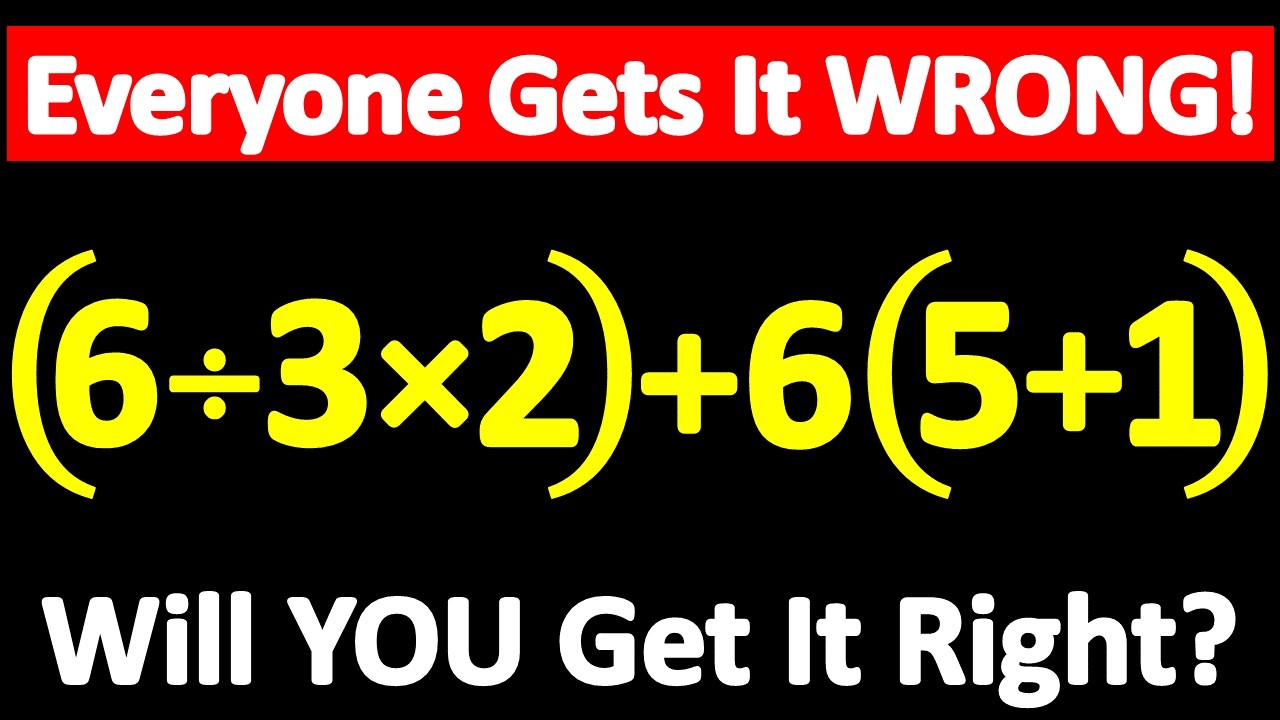 This Amazing Math Question Is Fooling Everyone! Can YOU Find The Correct Answer?