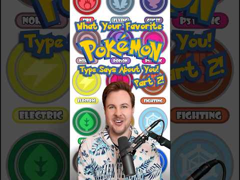 What Your Favorite Pokémon Type Says About You: Part 2! #shorts #pokemon #anime #gamer #nintendo