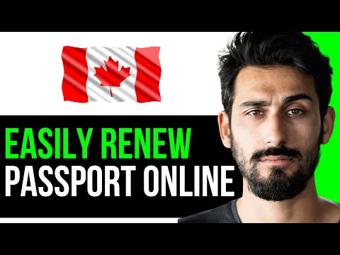 HOW TO EASILY RENEW CANADIAN PASSPORT ONLINE - (EASY GUIDE) [2024]