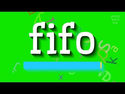 HOW TO SAY FIFO? #fifo