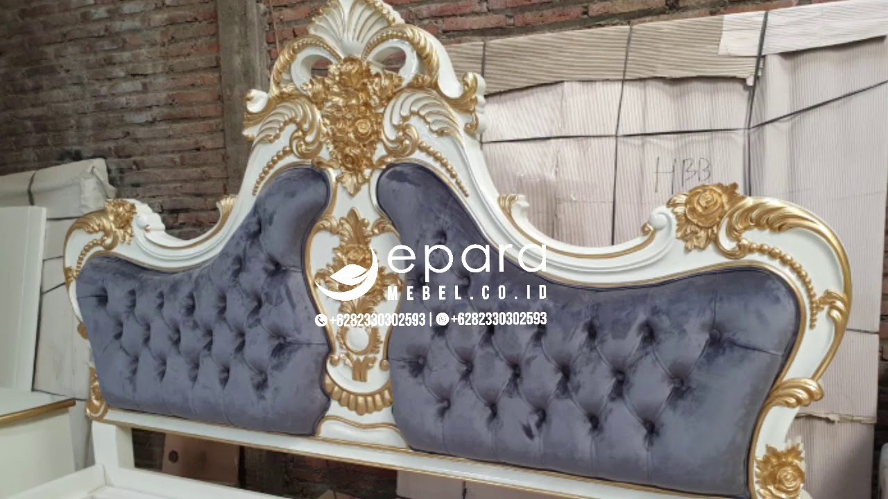 Jual 1 Set Tempat Tidur Mewah, Kamar Tidur Mewah Ukir Jepara