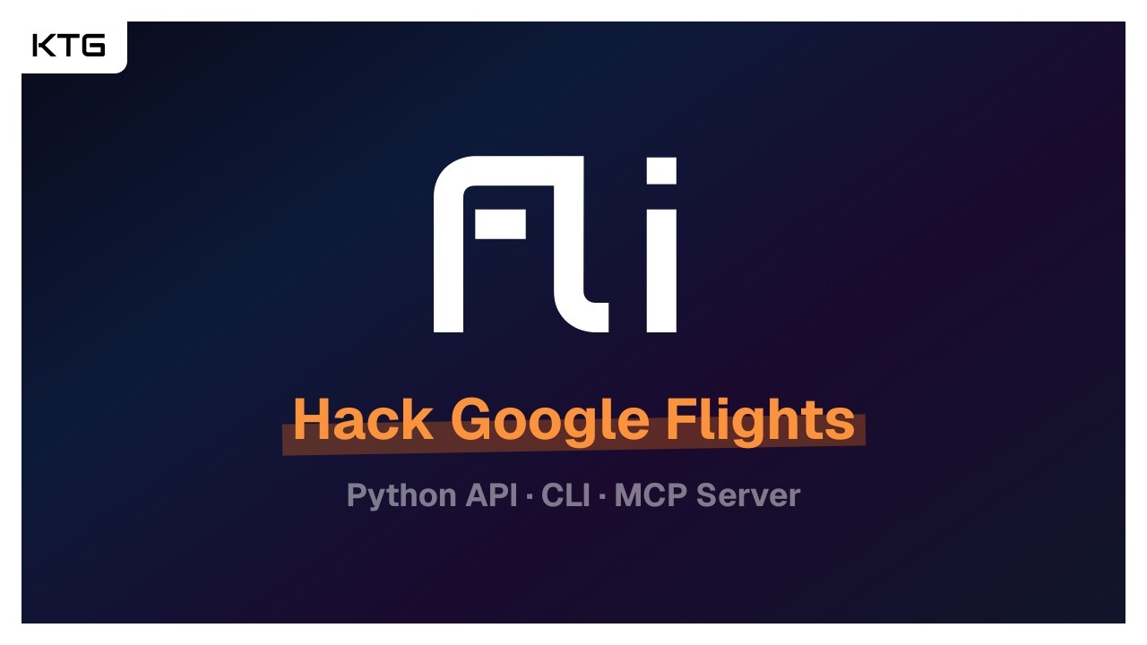 fli Turns Google Flights Into a Programmable API