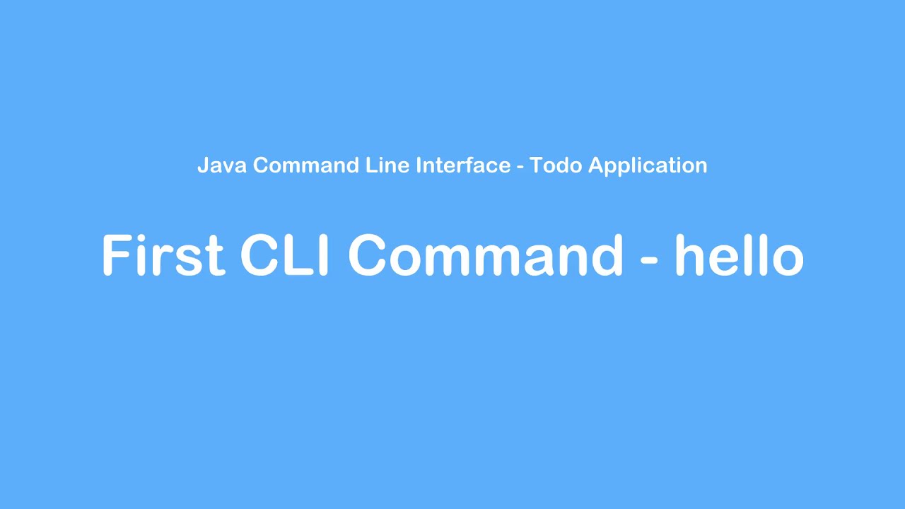 Java CLI - Picocli - 002 Basic Project Setup #picocli