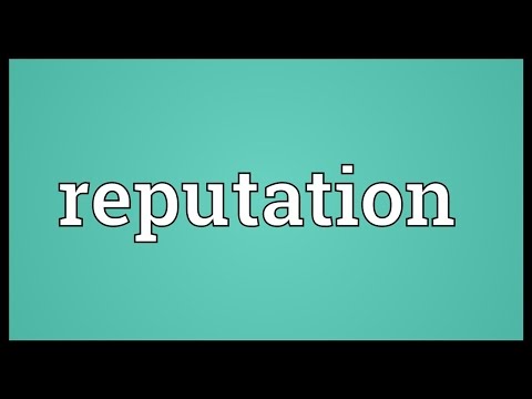 Reputation Meaning