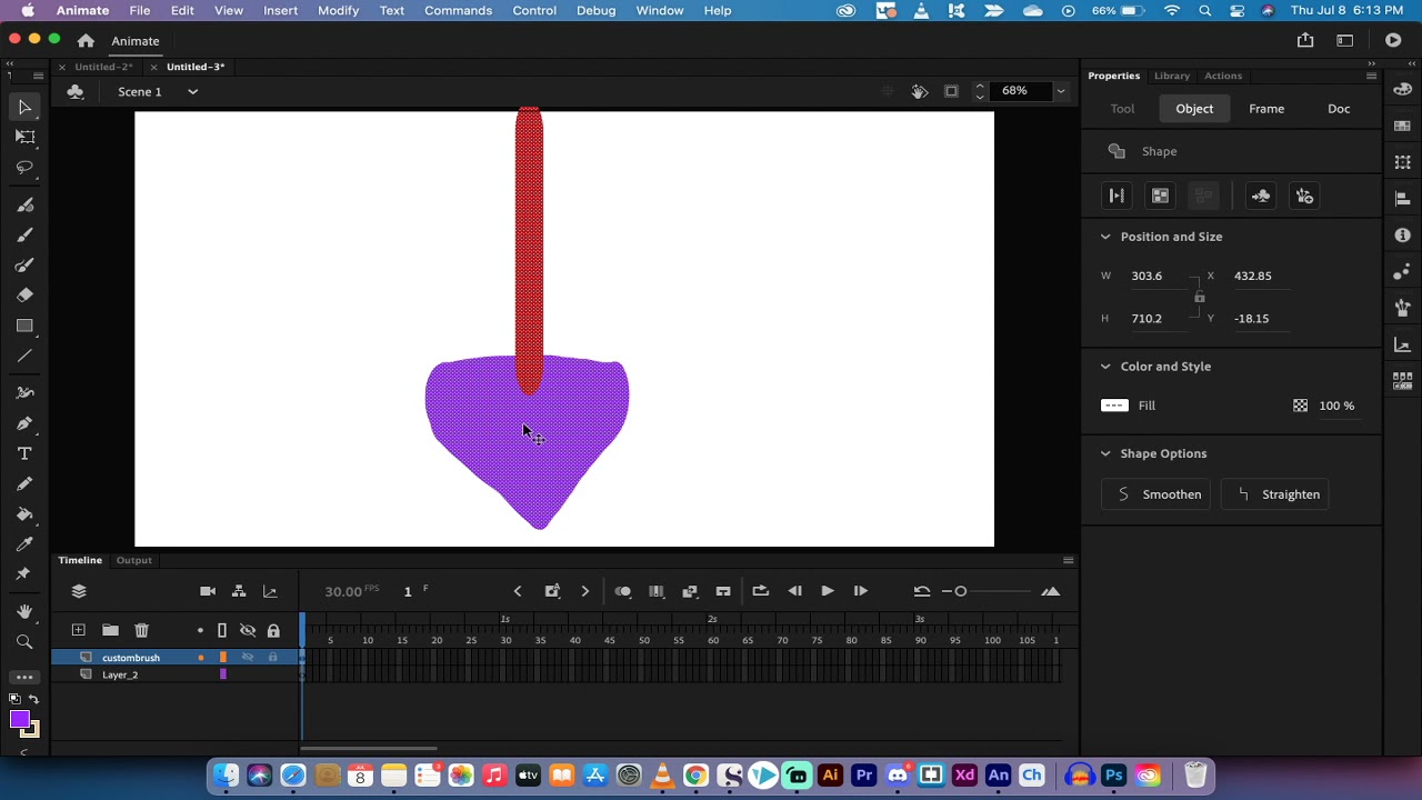 Adobe Animate - How To Create A Custom Brush