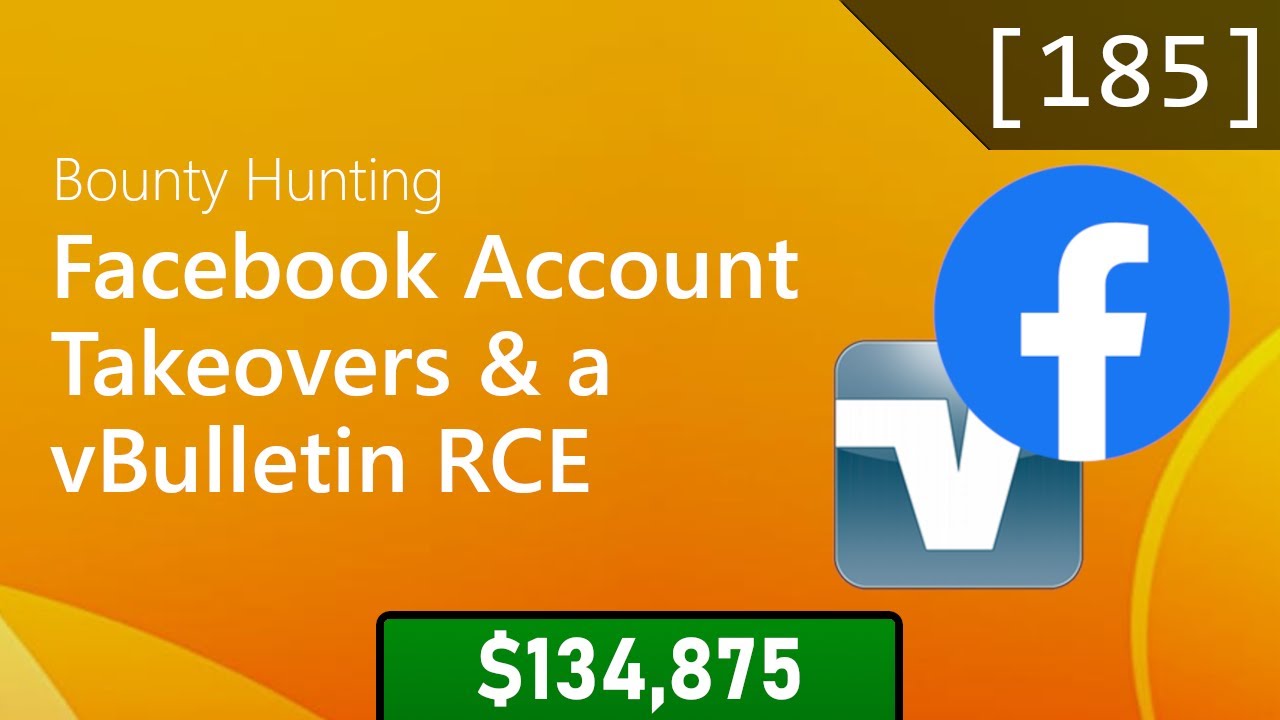 185 - Facebook Account Takeovers and a vBulletin RCE [Bug Bounty Podcast]