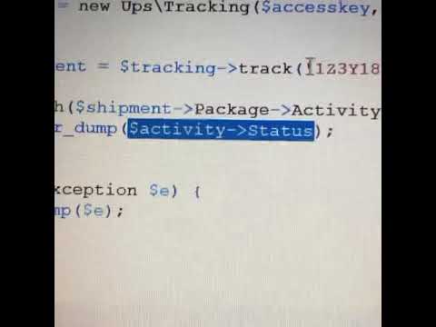 Iptions web developer class for ups api