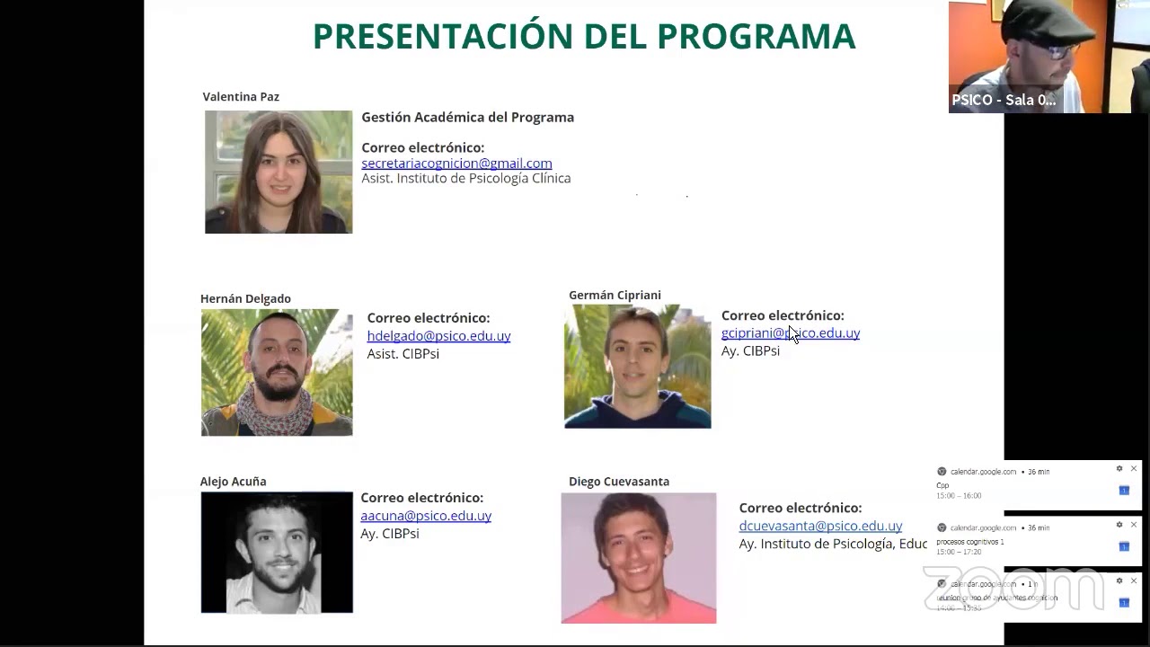 Conferencia inaugural UCO Procesos Cognitivos: Aprendizaje y memoria fetal
