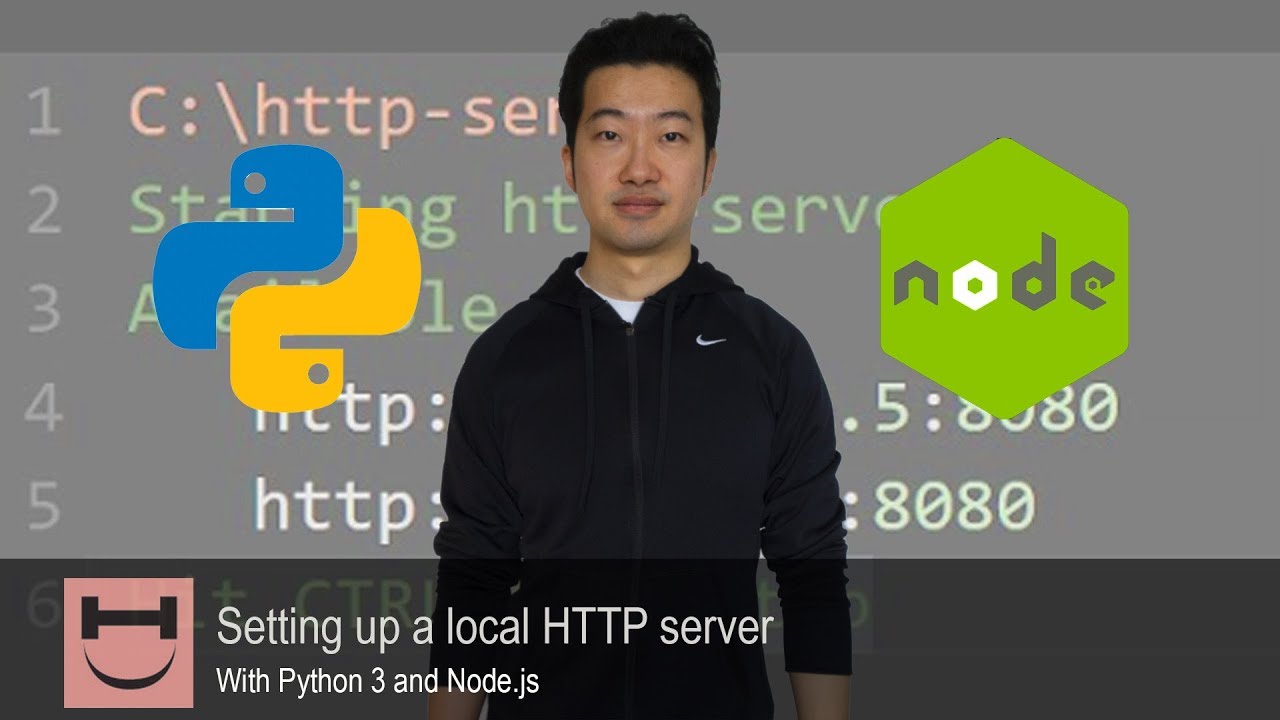 Setting up a local HTTP server with Python 3 and NodeJS