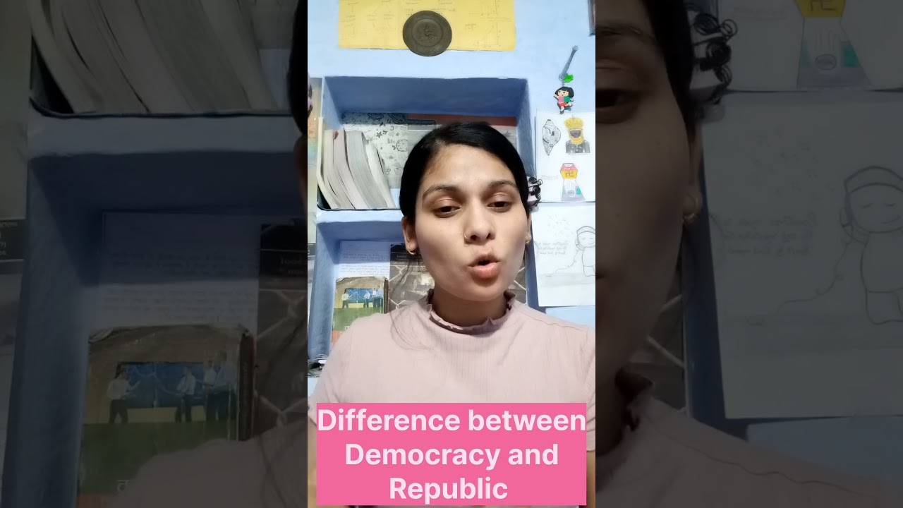 Difference between Democracy and Republic✨