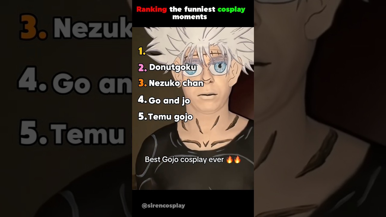 Ranking the funniest cosplay moments.