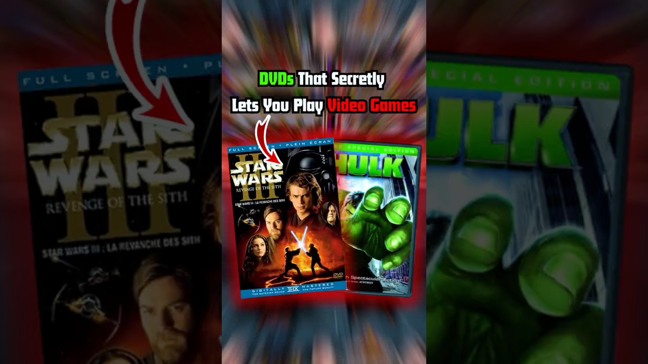 Your Old DVDs Had Secret Video Games Inside