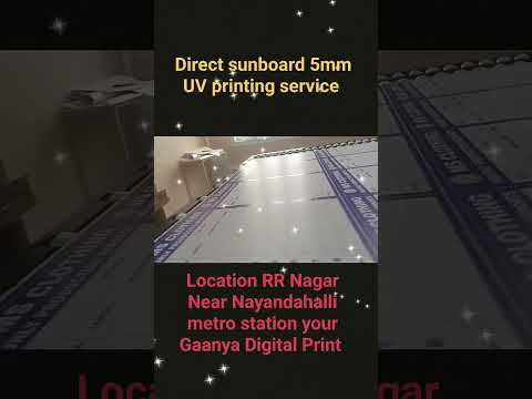 Sunboard Printing Service - Sunboard 3mm and 5mm UV printing service ...