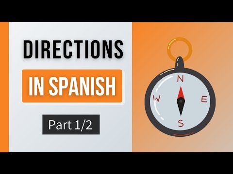 DIRECTIONS IN SPANISH pt1 | Spanish Travel Phrases