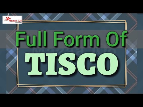 full form of TISCO | TISCO stands for | TISCO Means | Financial & Banking | Mazaa 108 | #Mazaa108