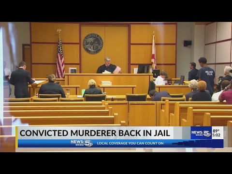 Convicted murderer back in Mobile jail