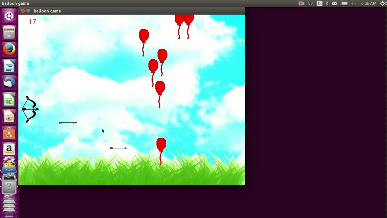 Python game development with pygame (balloon game)