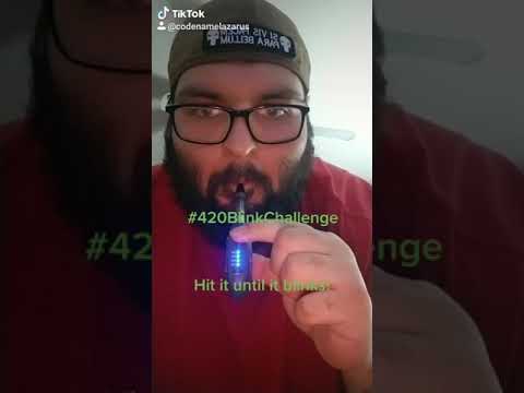 Vape pen blink challenge!