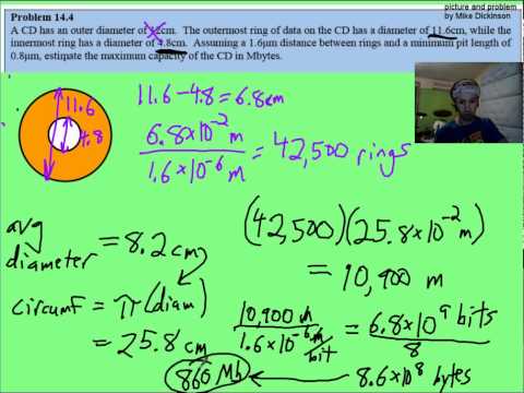 vid 2, topic 14, CD data storage problem and how CCDs work