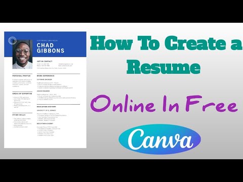 How to create a Resume CV online in free || For Freshers & Experienced People