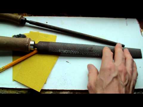LaZouche Custom airsoft how to make wood grips Pt 1
