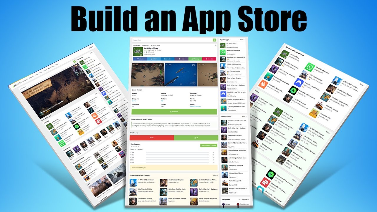 Build an App Store Like Google Play or Apple App Store