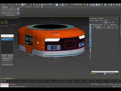 Reviewing 3D Model of Amazon Kiva Robot