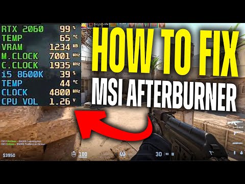 MSI Afterburner / RivaTuner not working on CSGO 2 2023 Solution