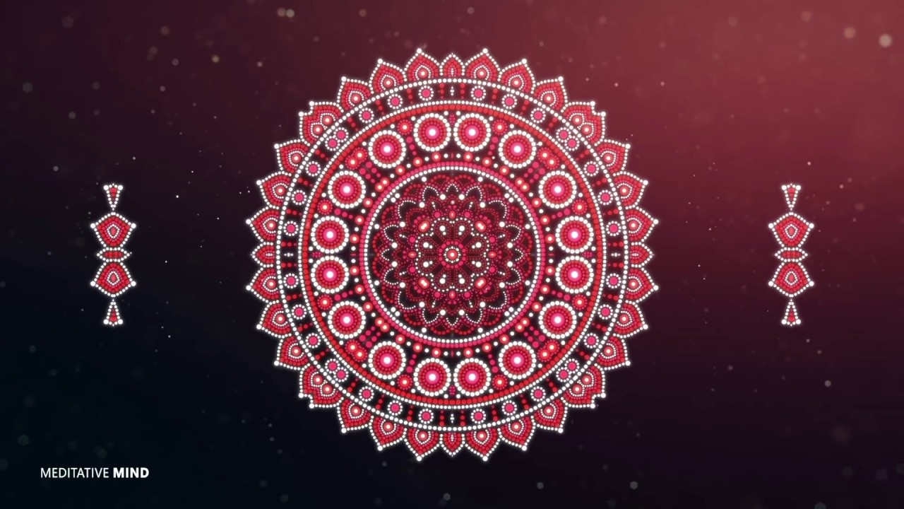 396Hz 》RED MANDALA MEDITATION 》Symbol of Radiant Life Energy & Strength
