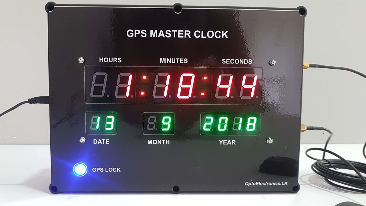 GPS Master Clock/Time Code Generator - MCLKV1 GPS