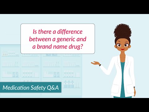 Brand Name Drugs vs. Generic Drugs